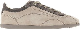 Brunello Cucinelli Nubuck leather Slim sneakers Man 41