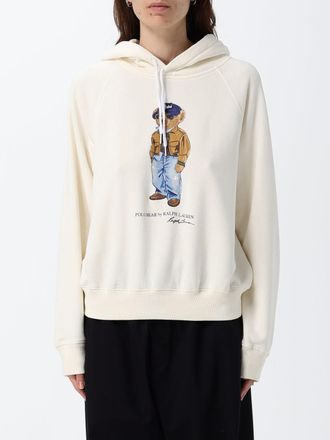 Polo Ralph Lauren Sweat-Shirt Femme couleur Blanc