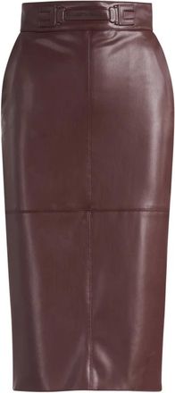 Elisabetta Franchi Femme, Jupes, Brun, Taille: 38 FR Gonna Cacao