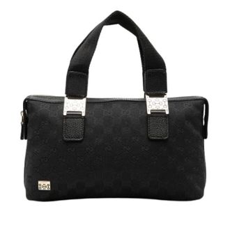 Gucci Sac &agrave; main en toile Pre-owned - Femme - Pre-owned - Noir - Taille: ONE Size