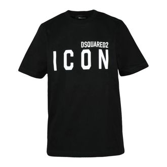 Dsquared2 Femme, Tops, Noir, Taille: 44 FR T-Chemises