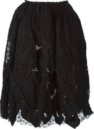 Comme Des Garçons jupe réversible - Noir