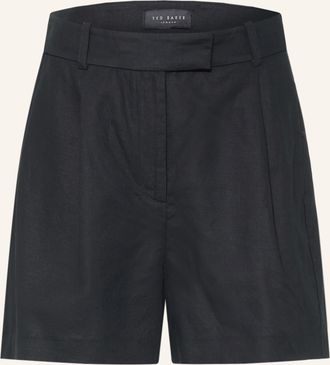 Ted Baker Shorts Machii Mit Leinen schwarz