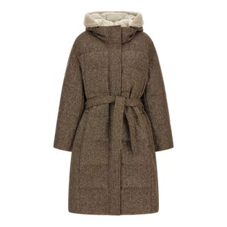 Brunello Cucinelli Daunenjacke - - Coats - Damen - Braun - S