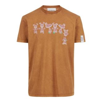 Iceberg Homme, Tops, Brun, Taille: XL Esprit vintage, ironie contemporaine: le T-shirt Peanuts en version noisette