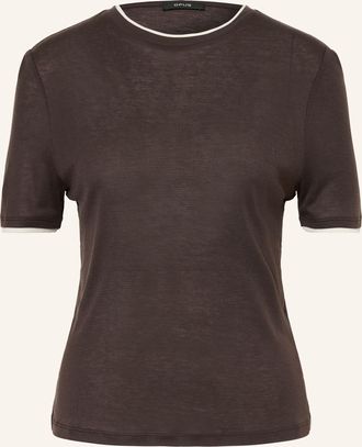 OPUS T-Shirt Soppel braun