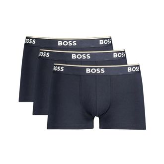 HUGO BOSS Trunks 3er-Pack Baumwolle Stretch - - Underwear - Herren - Blau - L