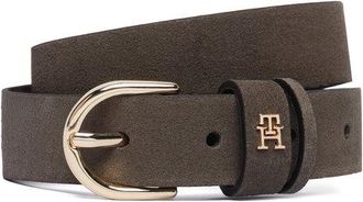 Tommy Hilfiger G&uuml;rtel Essential Effortless 2.5 Suede AW0AW19793 Braun