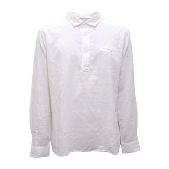 Tintoria Mattei Homme, Chemises, Blanc, Taille: 3XL 1T5Mnrvfa4 Cotone/Lino Slim Shirt