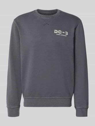 PME Legend Sweatshirt mit Label-Print und Rundhalsausschnitt