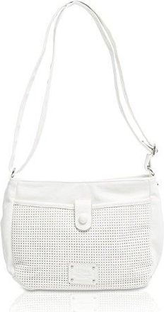 s.Oliver S.oliver (bags) City Bag, Sacs bandoulière Femme - Blanc (White 0100), 28x21x8 cm (B x H x T) EU