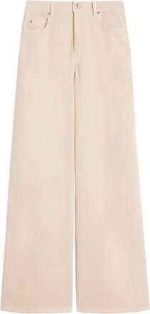 Weekend Femme, Pantalons, Beige, Taille: 38 FR Medina Wide Pantalons