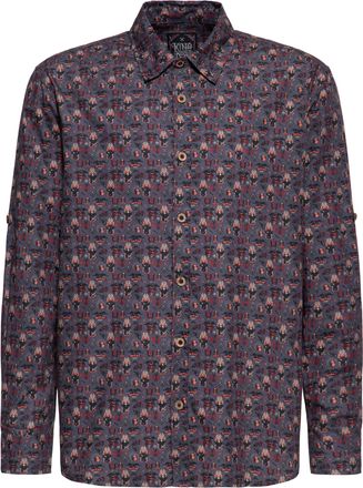 King Kerosin Herren Langarmhemd Kustom Kulture