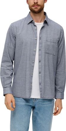 s.Oliver Hemd mit seitlichem Detail am Saum