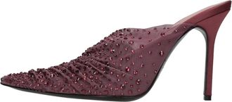 Gedebe Gedebe, Femme, Chaussures, Rose, Taille: 35 EU Mule en tulle et strass