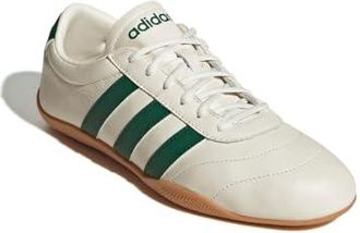 adidas Adidas Femme Grand Court Lo Chaussure de Tennis, Blanc cassé Vert Universitaire Caoutchouc, 40 EU