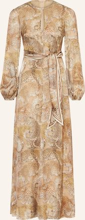 Zimmermann Seidenkleid Rebellion braun