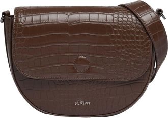 s.Oliver City Bag in Leder-Optik mit Animal-Muster