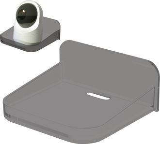 Generico Babymonitor-, sehr kleines Wandregal - Halterung f&uuml;r Sicherheitskamera | f&uuml;r schwebende Pr&auml;sentation im Fenster, Apartment, Mietwohnung, Schlafzimmer,