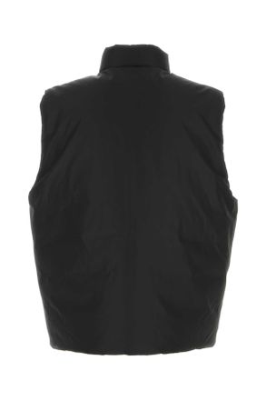 Jil Sander Mens Black Polyester Sleeveless Down Jacket 001 Giubbini
