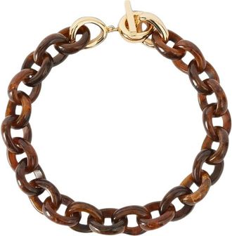 Joseph Halskette mit Schildpatt-Effekt und klobigen Gliedern - - Accessories - Damen - Braun - ONE SIZE