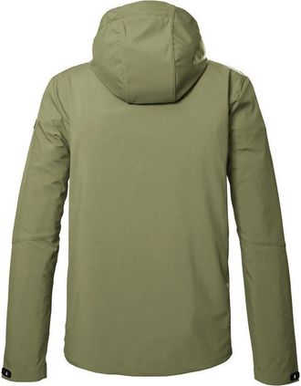 Killtec Softshelljacke KOS 259 MN SFTSHLL JCKT Wasserabweisende Softshelljacke mit verstellbarer Kapuze