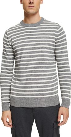 Esprit Herren 992ee2i302 Pullover, Medium Grey, XXL EU