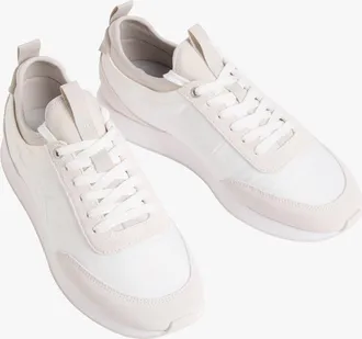 Calvin Klein Baskets &agrave; logo bi mati&egrave;re