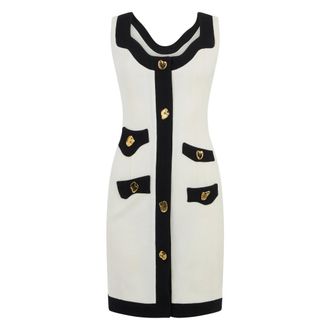 Moschino Damen, Kleider, Wei&szlig;, 2XLGr&ouml;&szlig;e