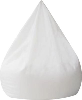 Valiclud Lazy Sofa Innenbezug Netzbezug Ersatzbezug Aus Stoff Weich Und Hautfreundlich Waschbarer Sitzsackbezug Ohne Füllung Für Bequeme Sofas 80x90cm Weiß