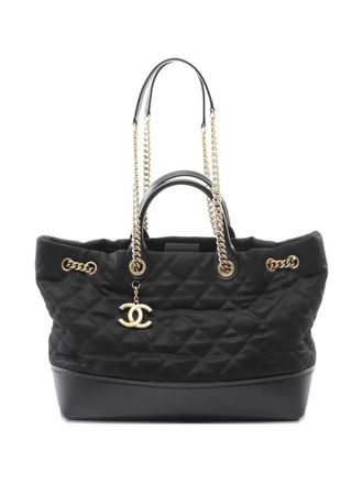 Chanel 2013-2014 Matelasse Chain Tote Bag - Schwarz