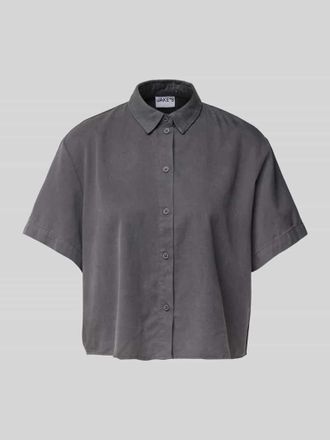 Jake*s Casual Regular Fit Bluse mit durchgehender Knopfleiste