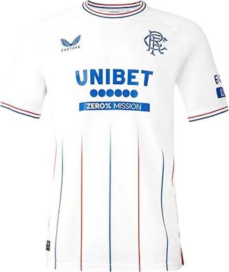 Castore Fu&szlig;balltrikot f&uuml;r Damen, kurz&auml;rmlig (Brillantes Wei&szlig;)
