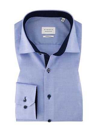 Eterna Herren Hemd blau