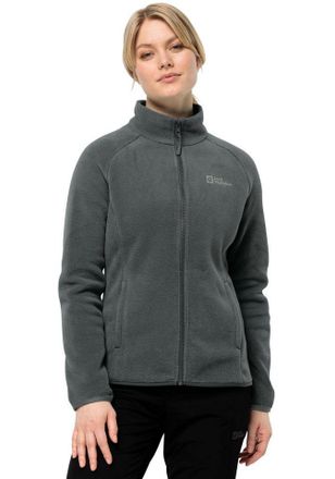 Jack Wolfskin Fleecejacke MOONRISE FZ W mit Stehkragen, atmungsaktiv, leicht, h&uuml;ftbedeckende Passform