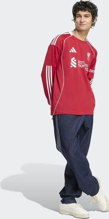 adidas adidas Performance - FC Liverpool 25/26 - Lang&auml;rmliges Heimtrikot aus Jersey in Erdbeerrot