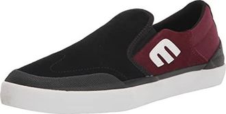 Etnies Mens Marana Slip XLT Slip-On Skate Shoe, Black/Red/White, 9