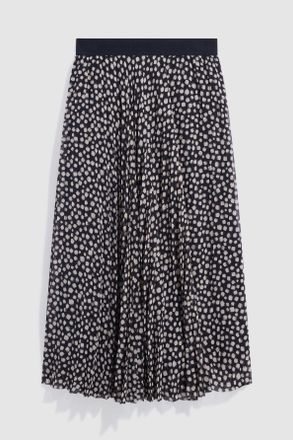 Gerard Darel Jupe pliss&eacute;e imprim&eacute; bicolore - TAMMY - Noir