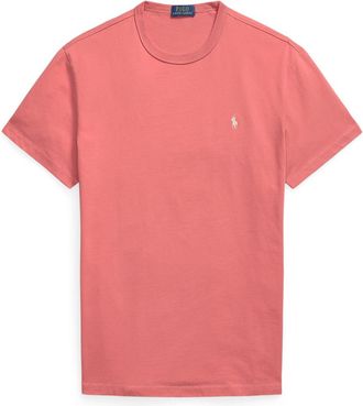 Ralph Lauren T-Shirt aus Baumwolle mit Logo-Aufn&auml;her, Classic Fit in