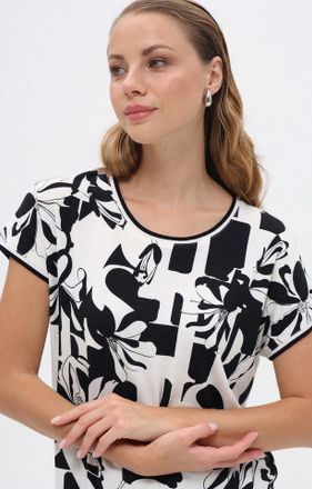 Passioni T-Shirt mit grafischen Textmustern