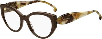 Etro Femme, Accessoires, Brun, Taille: 54 MM Cat Eye Optical Frame