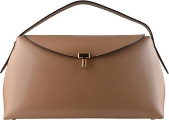 Toteme Toteme T-Lock Handtasche Kamel