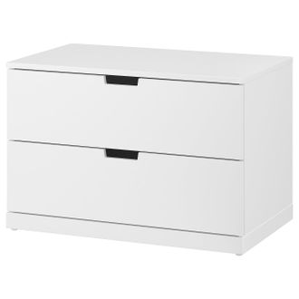 IKEA NORDLI Kommode mit 2 Schubladen