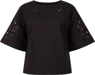 Max Mara Femme, Blouses et Chemises, Noir, Taille: 42 FR Blouses