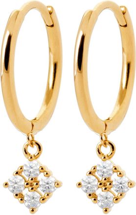 Brillaxis Boucles doreilles cr&eacute;oles pampille oxydes