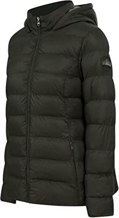 Tokyo Laundry Markle Veste matelass&eacute;e &agrave; capuche pour femme, kaki, 40