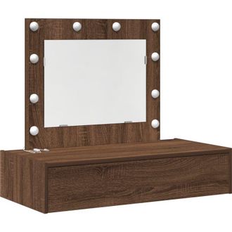 vidaXL Schminktisch mit Schubladen Braun 83 x 40 x 70 cm Holzwerkstoff vidaXL