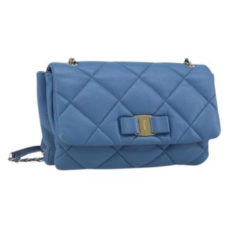 Ferragamo Pre-owned Schultertasche - - Pre-owned - Damen - Blau - ONE SIZE