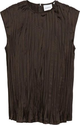 Comma Blusentop Bluse Blusentop aus crinkled Pliss&eacute;e