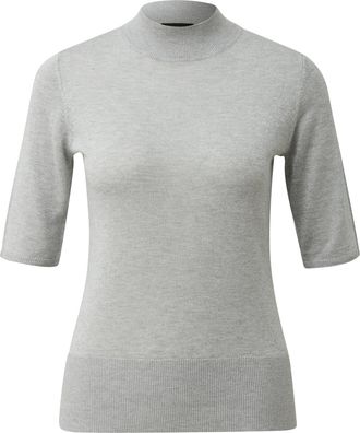 s.Oliver Kurzarm-Feinstrickpullover aus Viskose mit Glitzergarn